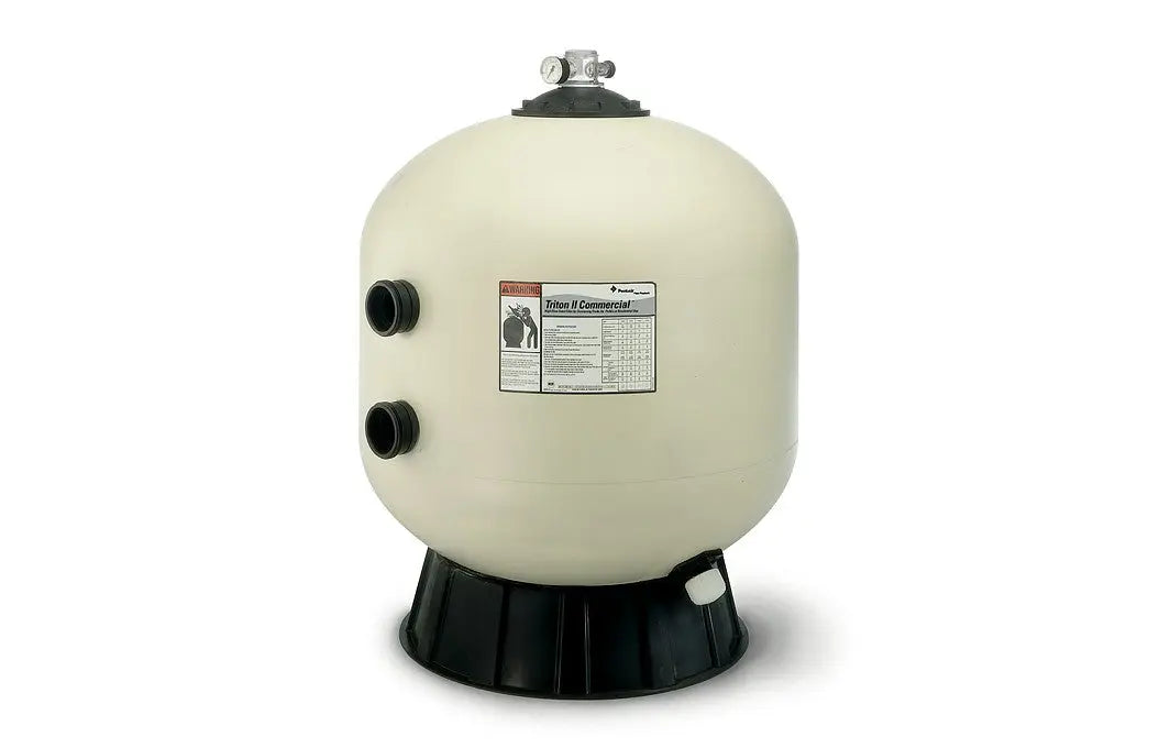 Pentair Triton C High Capacity Fiberglass Side Mount Sand Filter Almond ...